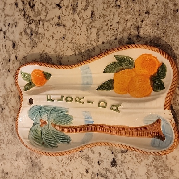 Accents | Souvenir 8 Florida Ceramic Serving Dish Tray | Poshmark
